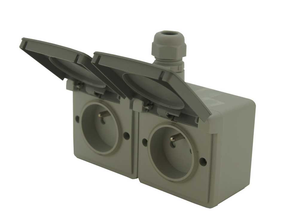 HYDRO STOPC 2X HOR +DOOS 1IN GRIJS | De Marie NV - Webshop