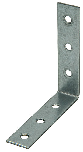 8 GEPLOOIDE WINKELHAKEN VERZINKT 85X85X20MM | De Marie NV - Webshop