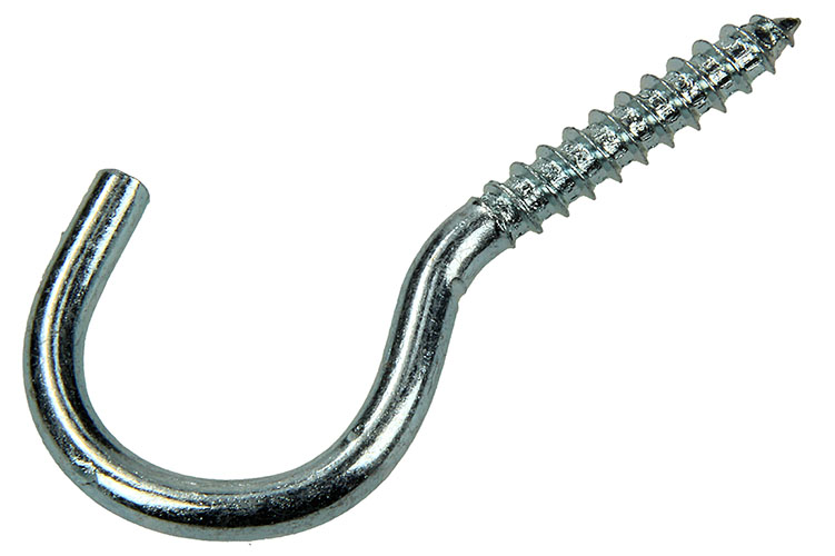 SCHROEFHAAK STAAL VERZINKT 4ST 5,0 X 40 MM | De Marie NV - Webshop